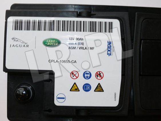 Akumulator 95Ah 850A - Discovery 3/Range Rover L322/RR Sport (diesel ...